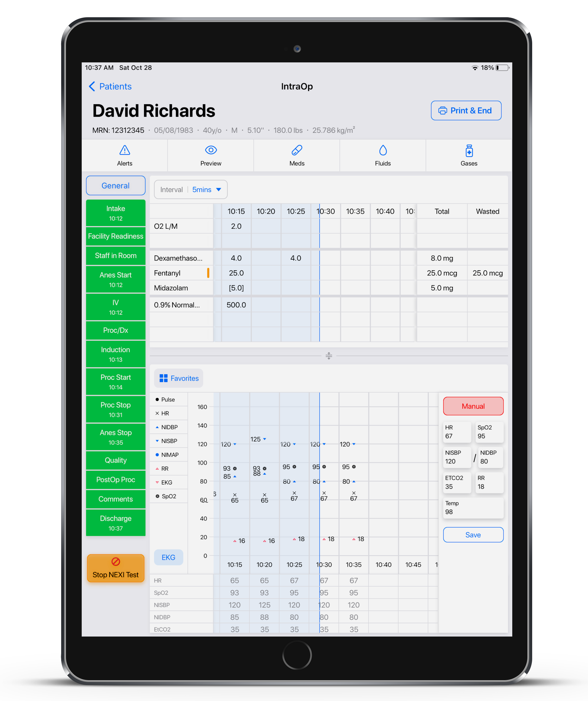 DIAMS NEW – Hercules Touch Anesthesia